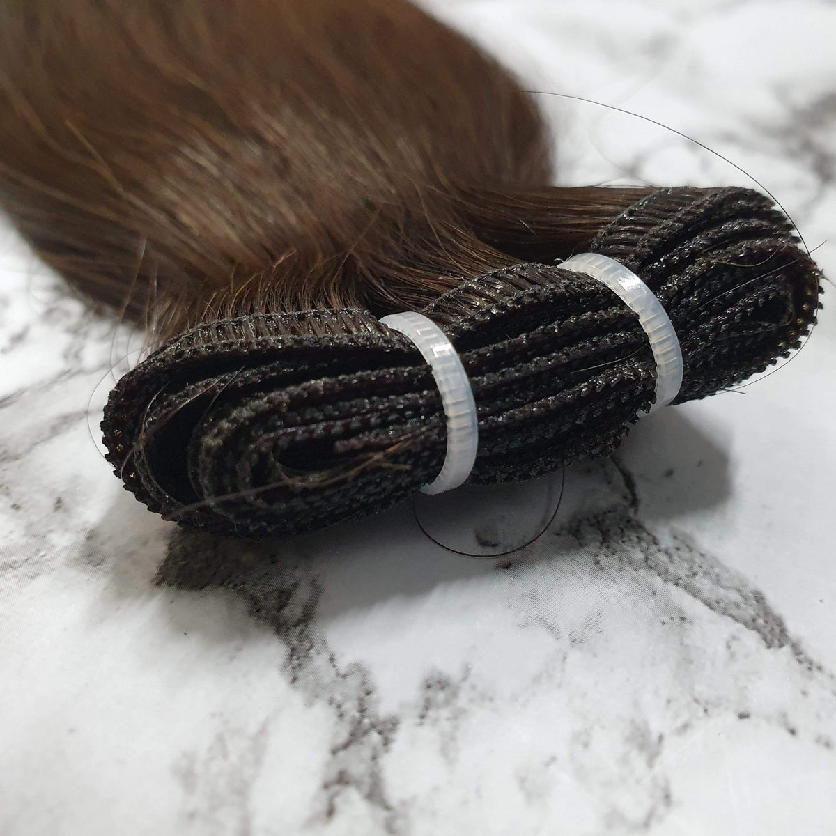 22" Premium Machine Weft Hair Extensions #2 Chocolate Brunette ...