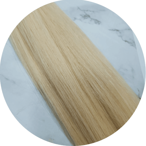 22" Premium Machine Weft Hair Extensions #22 Golden Blonde – Platinum ...